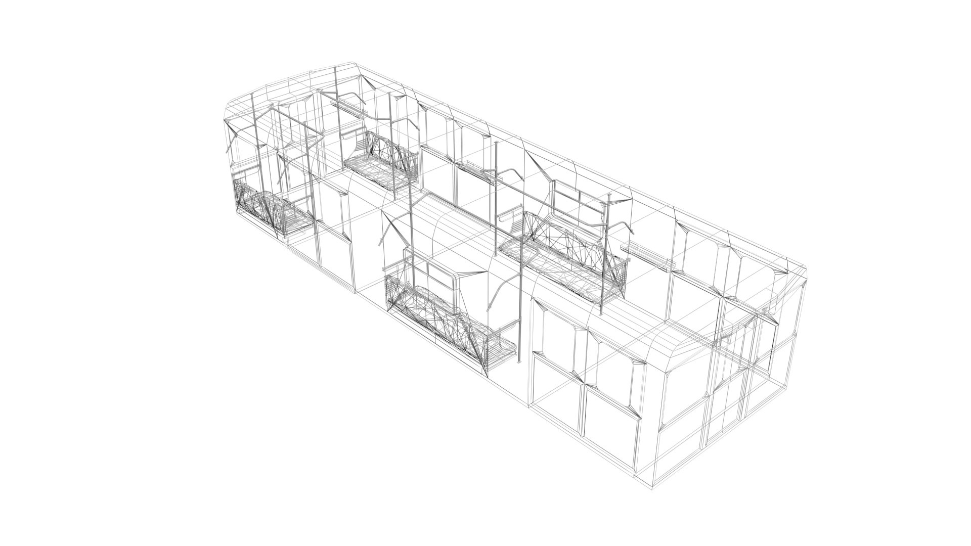 3D Metro Interior model - TurboSquid 1831905