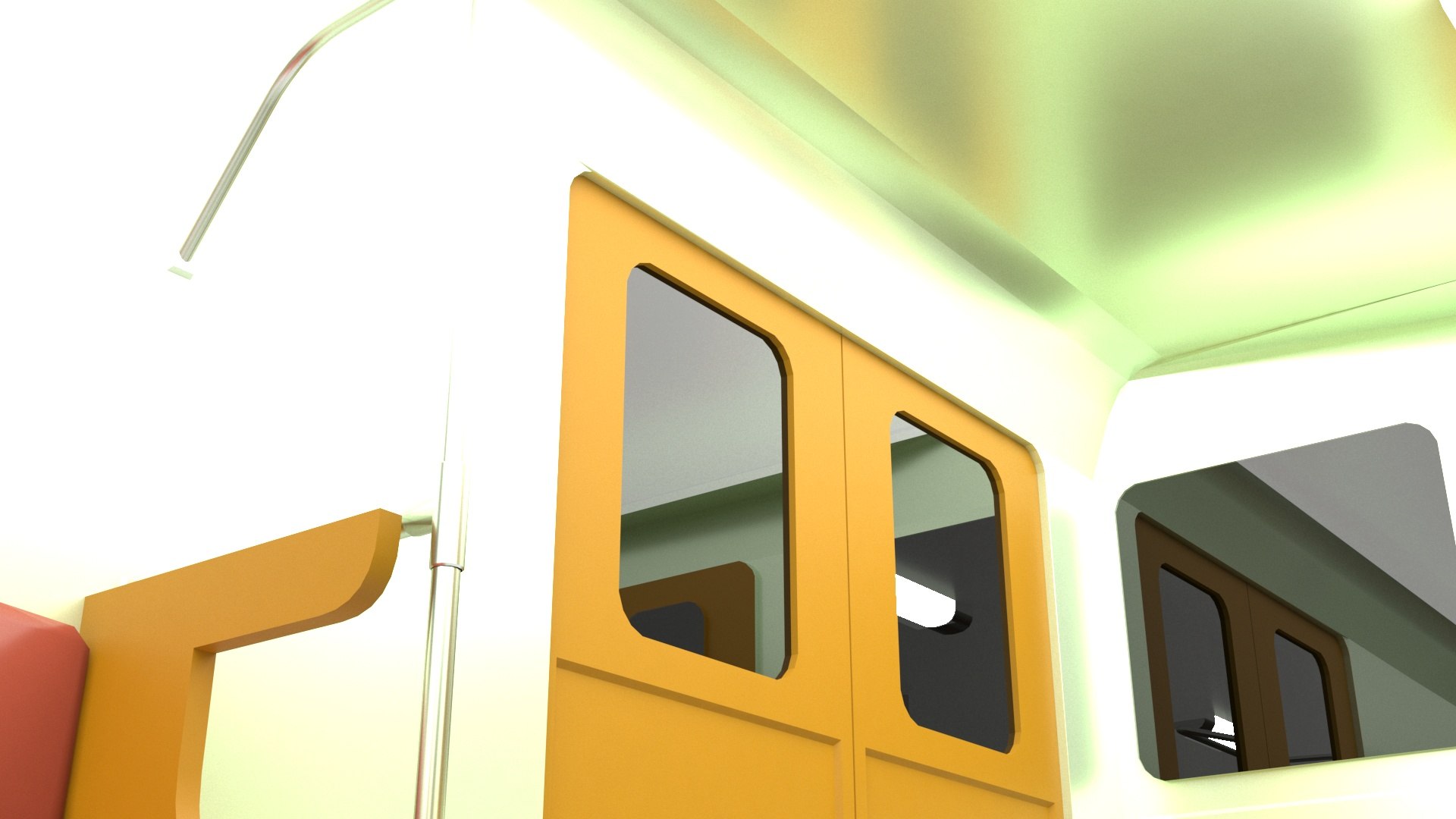 3D Metro Interior model - TurboSquid 1831905