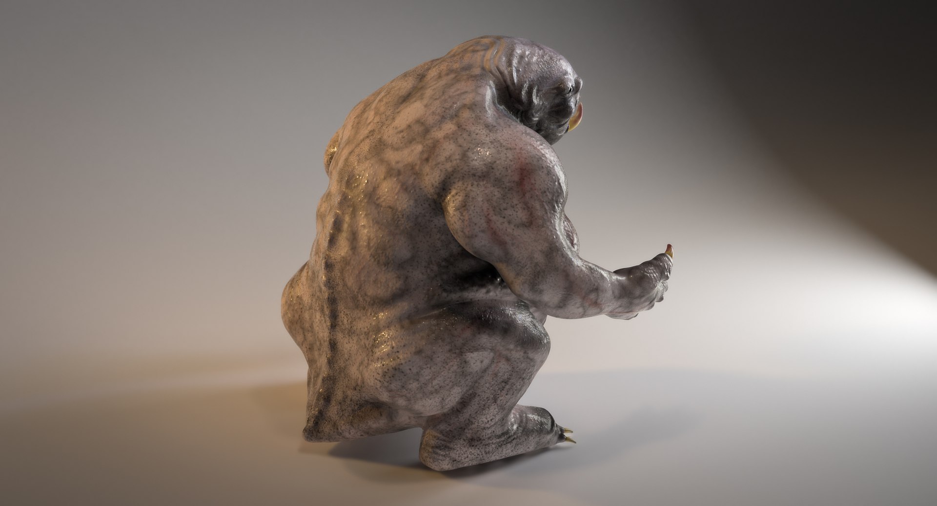3d model fantasy creature monster anthony