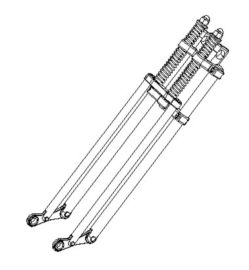 3ds Motorcycle Springer Fork