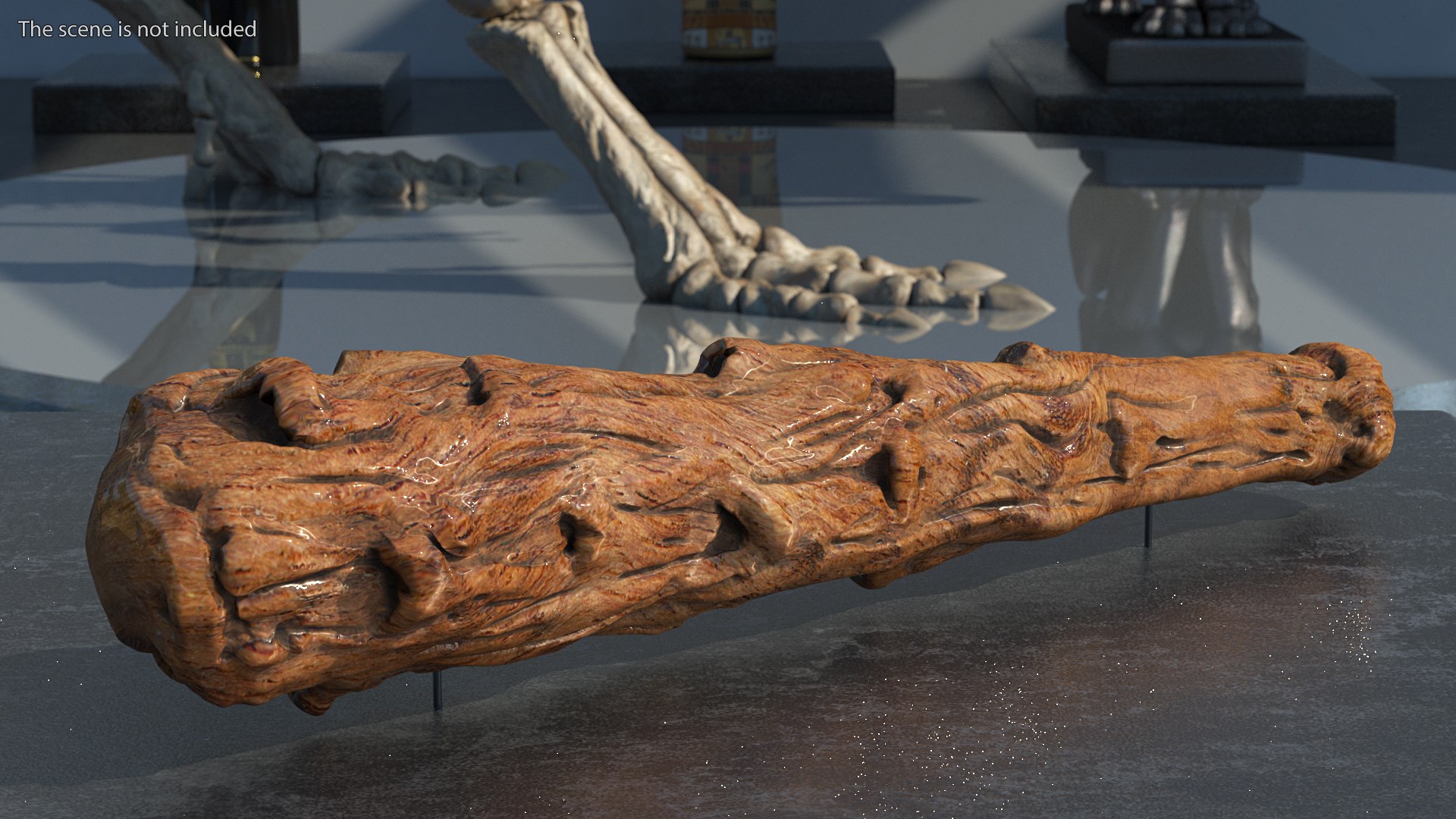 3D Prehistoric Wooden Caveman Club Model - TurboSquid 1729564