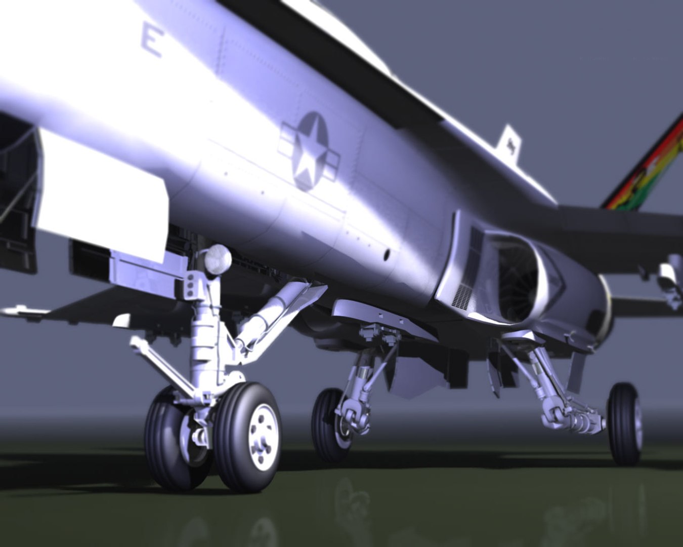 F 18 Hornet Finnish 3d Model