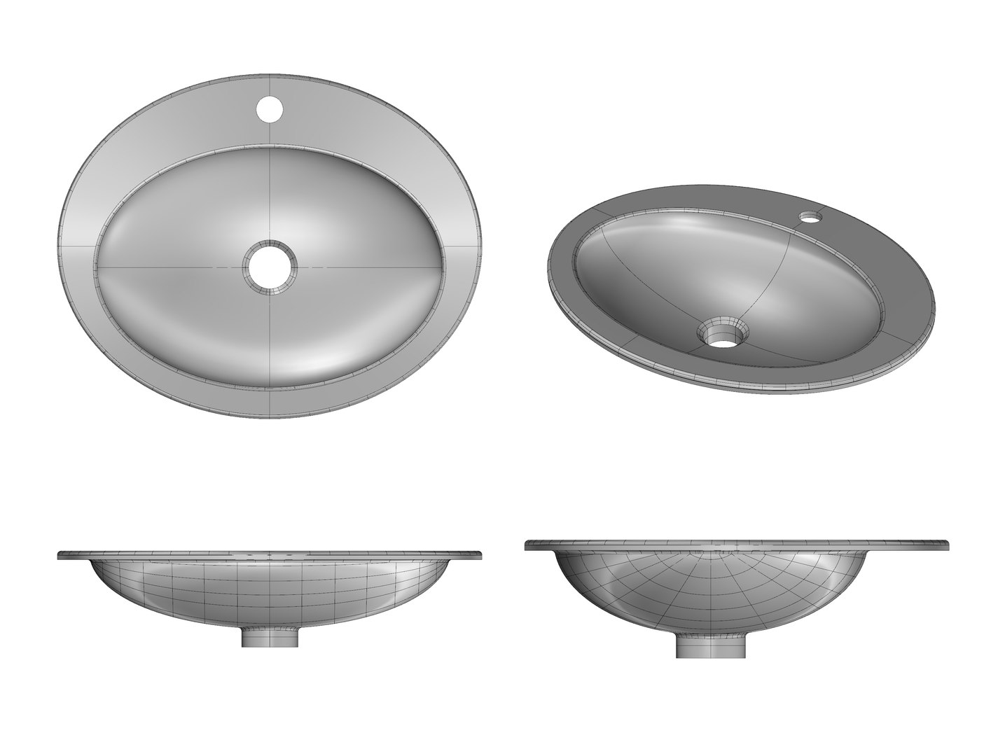 Basin 3D Model - TurboSquid 1486305