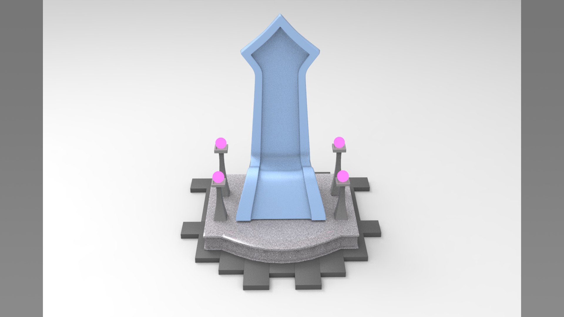 3D Throne Model - TurboSquid 1667909