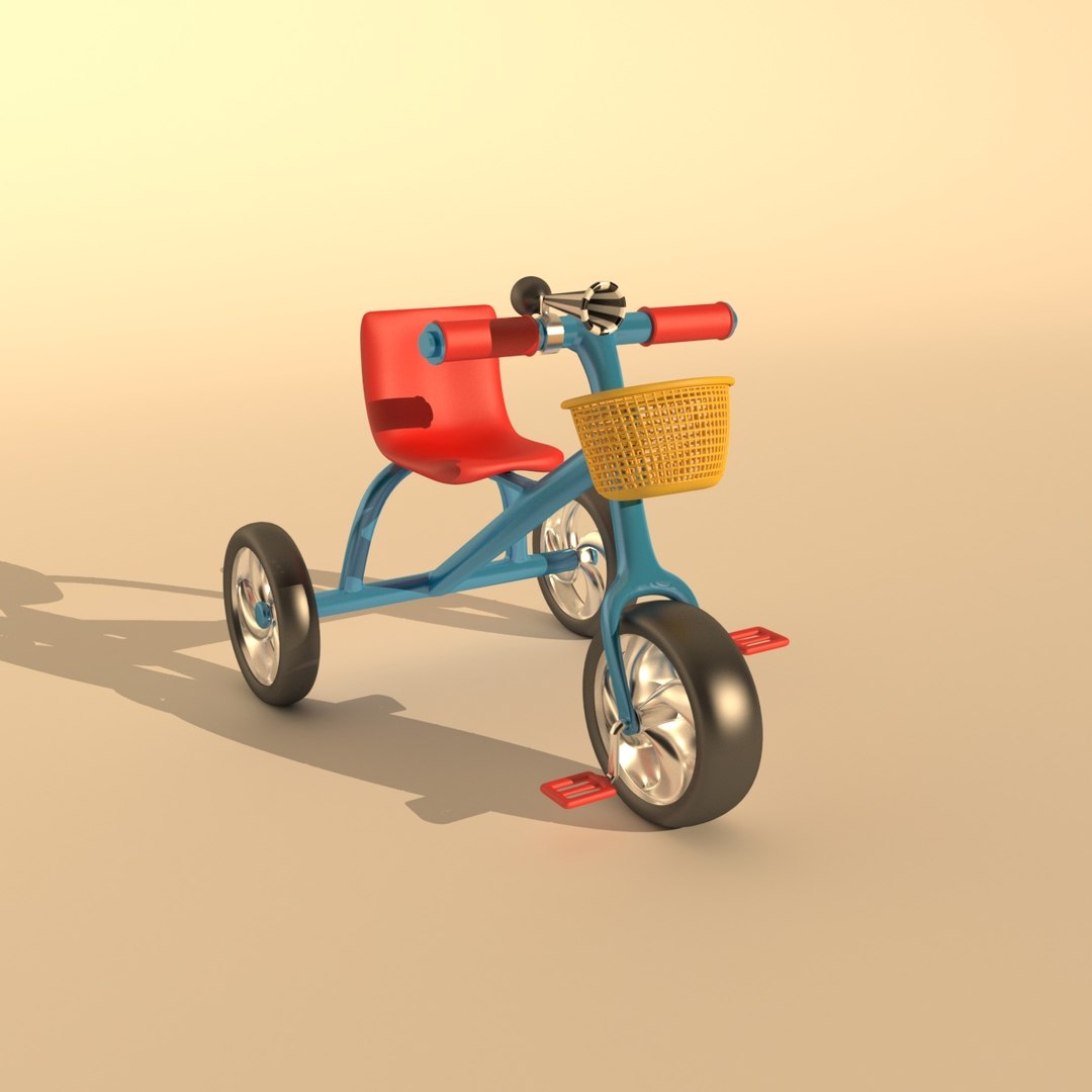 Tricycle Bicycle Trike 3D Model - TurboSquid 1312699
