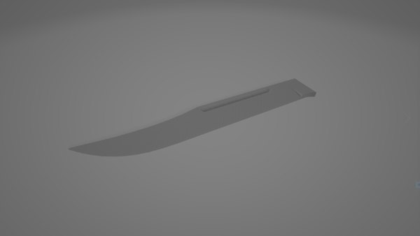 3D Ghostface Knife for Printing Scream - TurboSquid 2033152