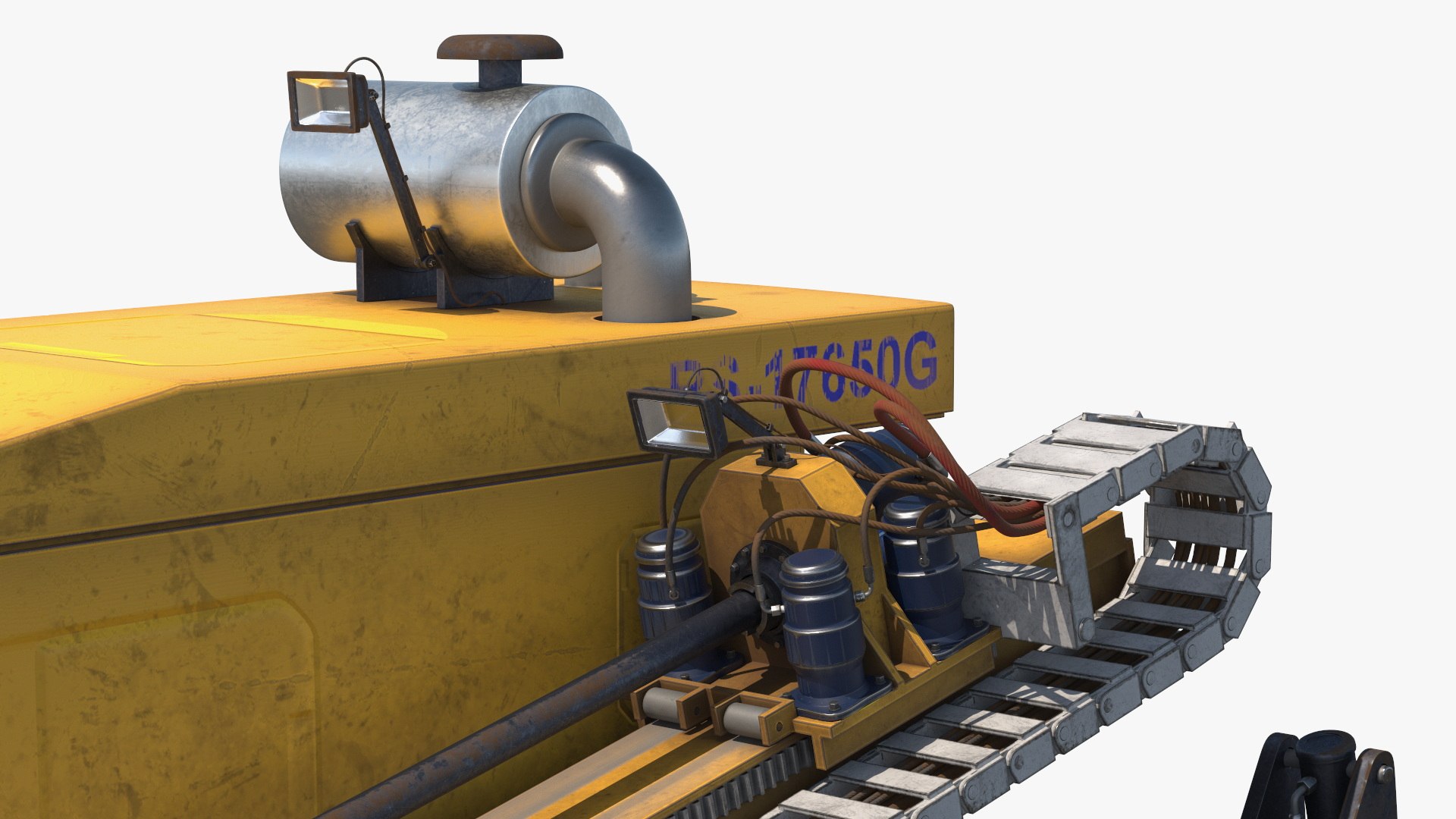 3D Horizontal Boring Rig Used - TurboSquid 2302627