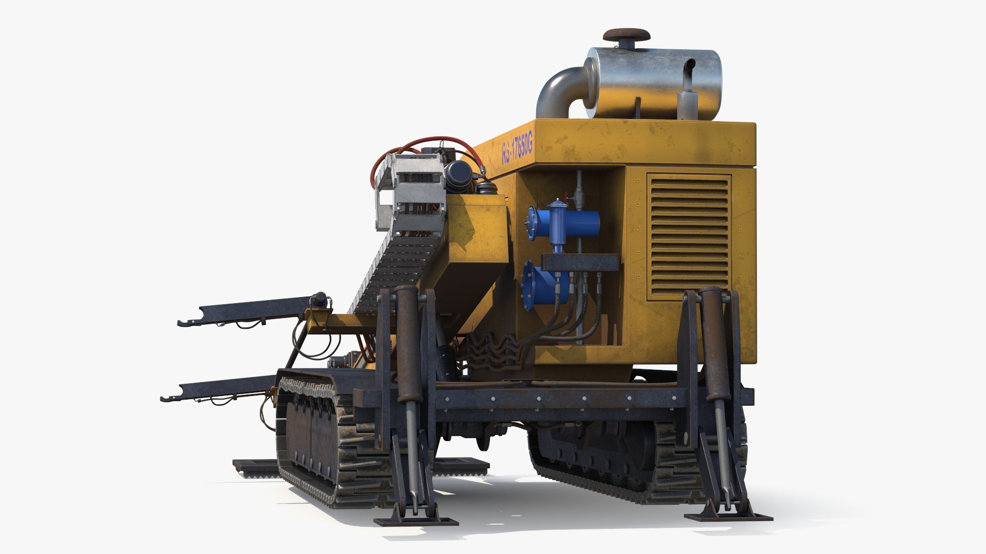 3D Horizontal Boring Rig Used - TurboSquid 2302627