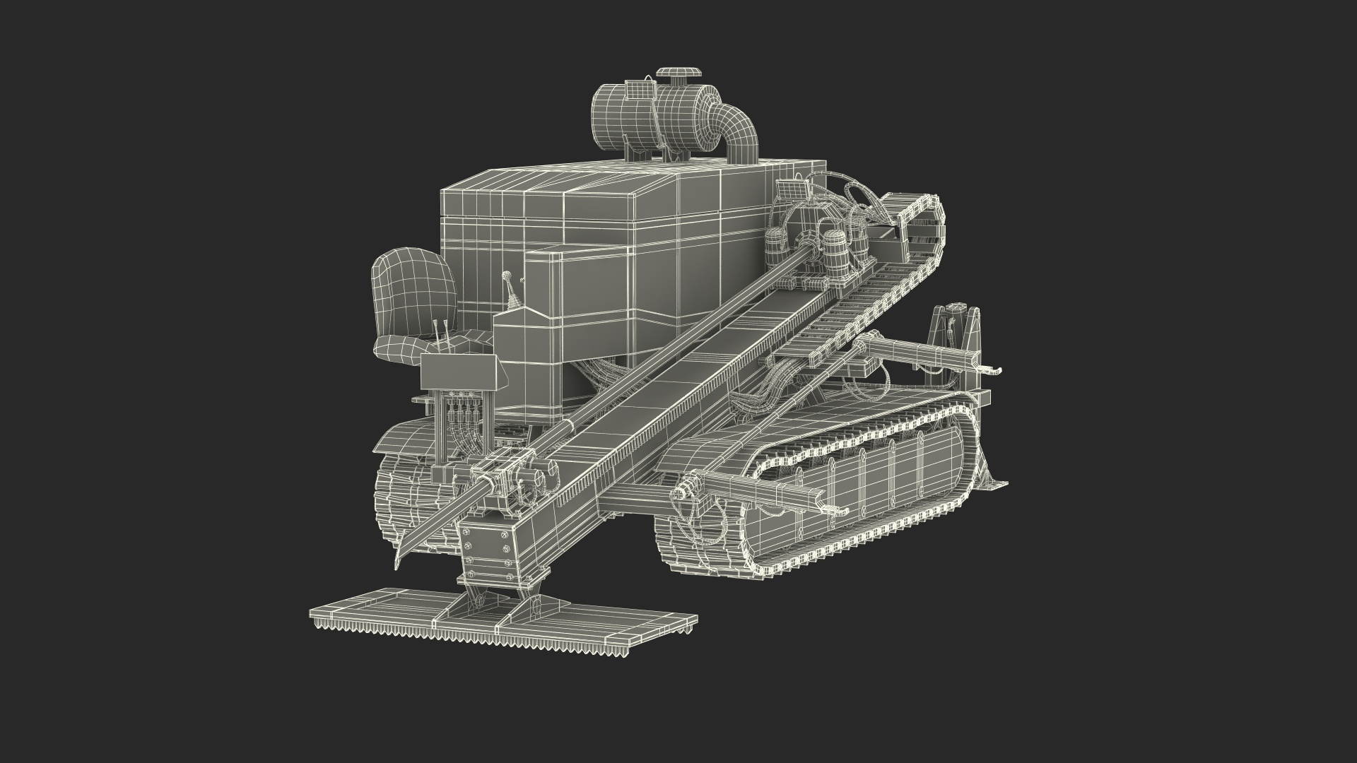3D Horizontal Boring Rig Used - TurboSquid 2302627
