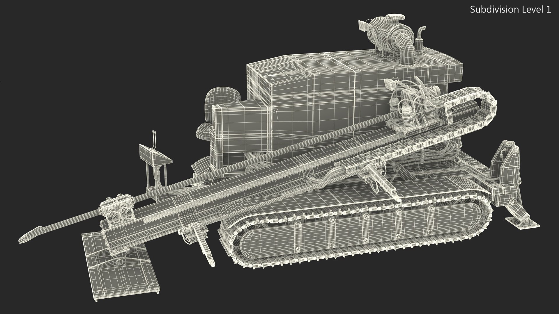 3D Horizontal Boring Rig Used - TurboSquid 2302627