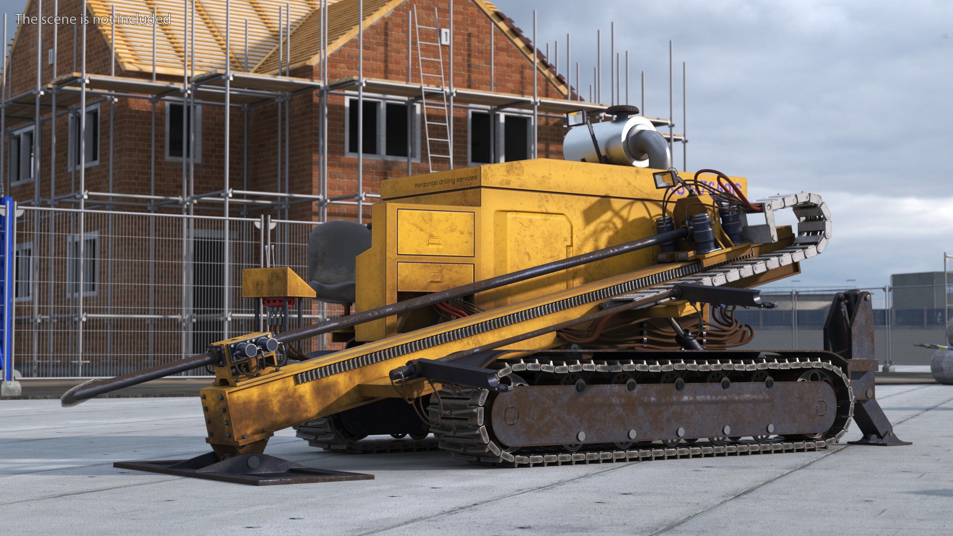 3D Horizontal Boring Rig Used - TurboSquid 2302627