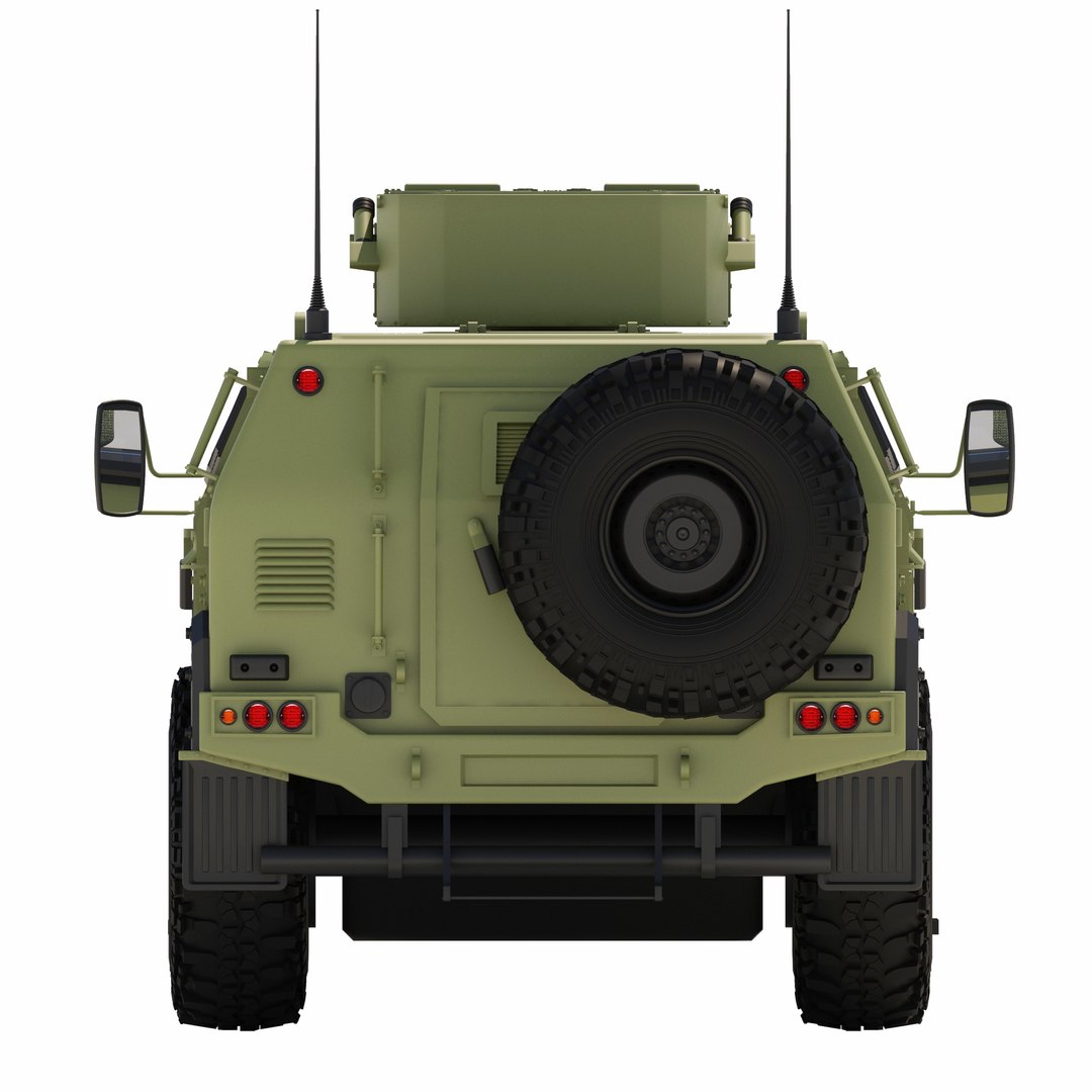 3D Armored military vehicle - TurboSquid 1918070