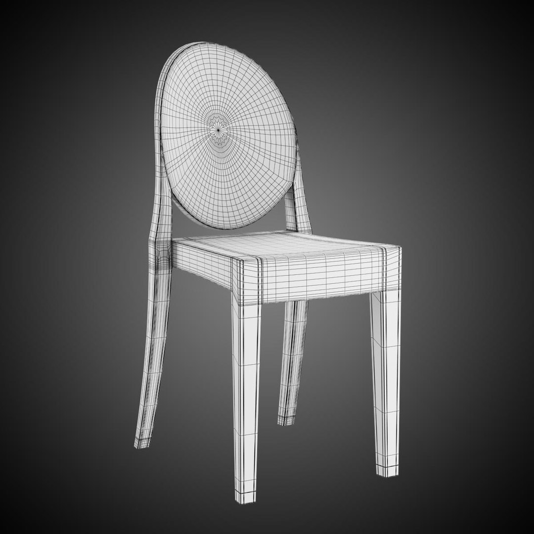 Victoria Ghost Chair 3d 3ds