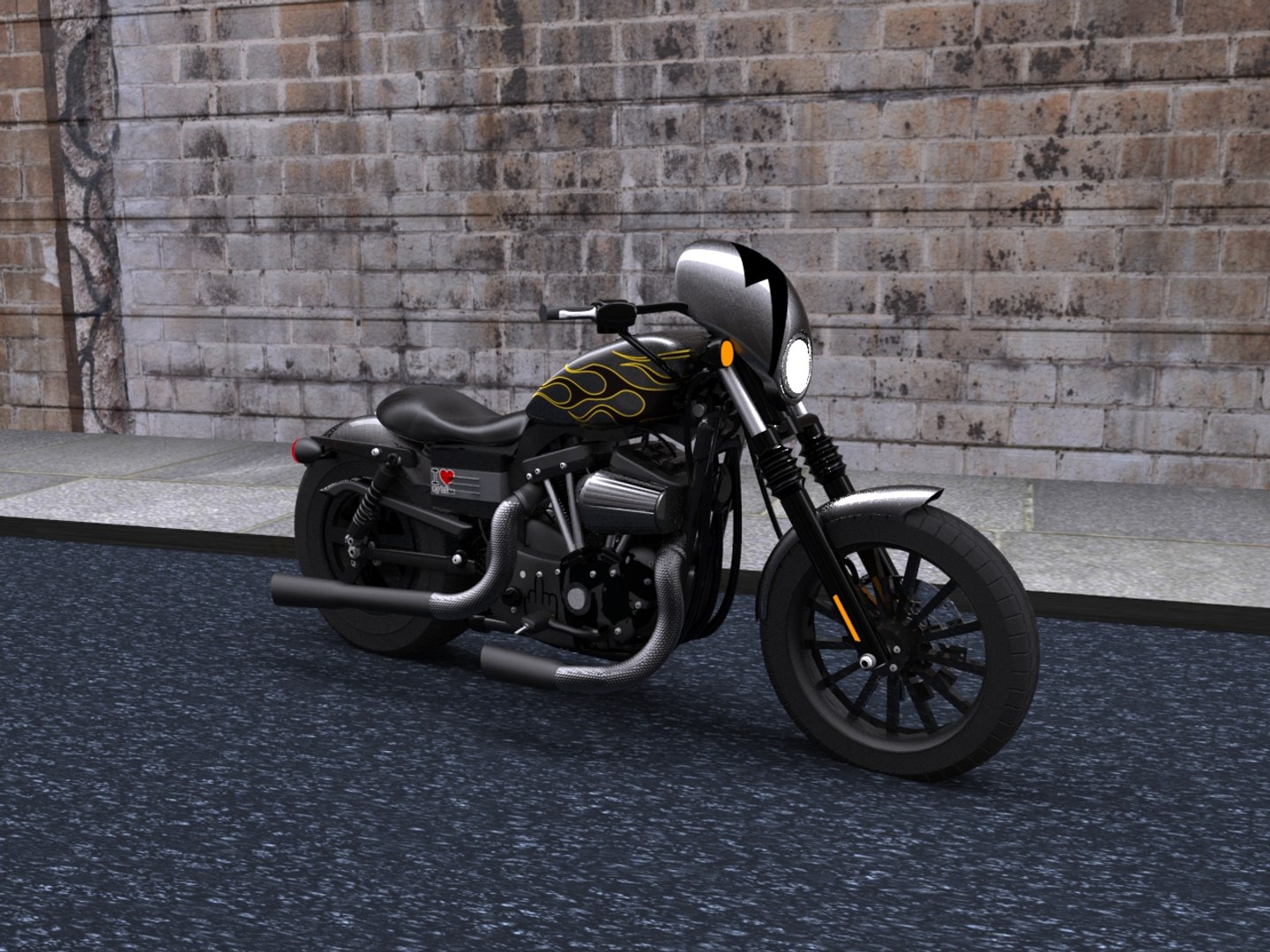 Max Harley Davidson Chopper