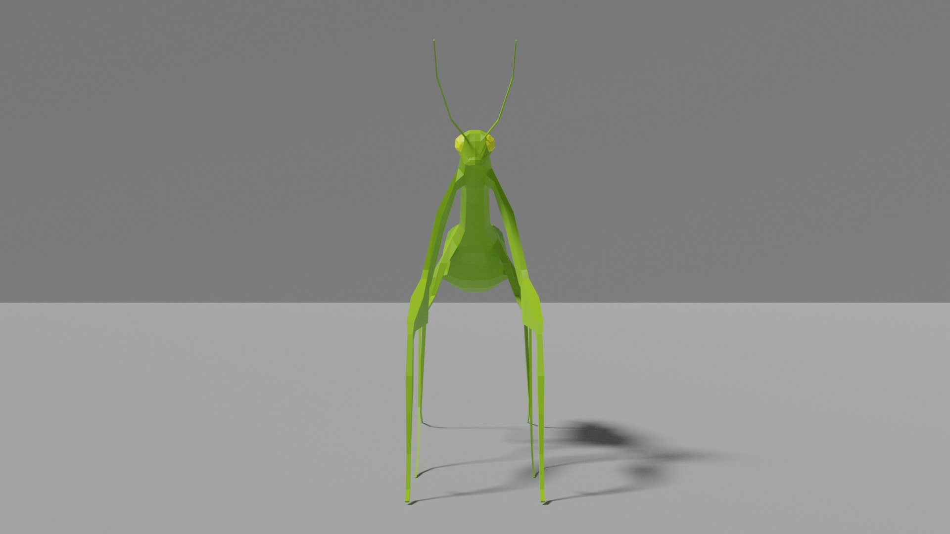 3D Low-poly Mantis Model - TurboSquid 1777220