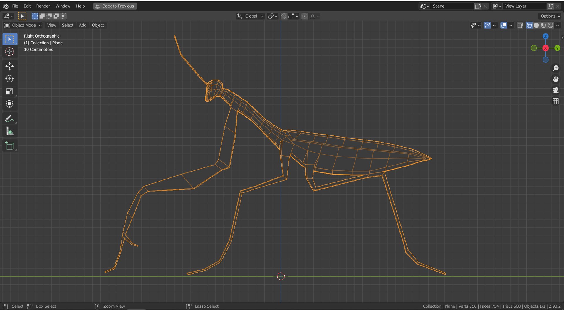 3D Low-poly Mantis Model - TurboSquid 1777220
