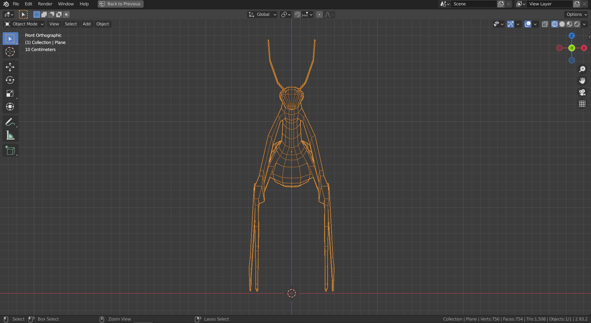 3D Low-poly Mantis Model - TurboSquid 1777220
