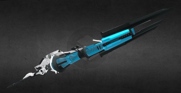 3D gunlance gun - TurboSquid 1288510