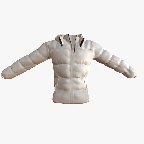 3D model White Winter Jacket - TurboSquid 1891707