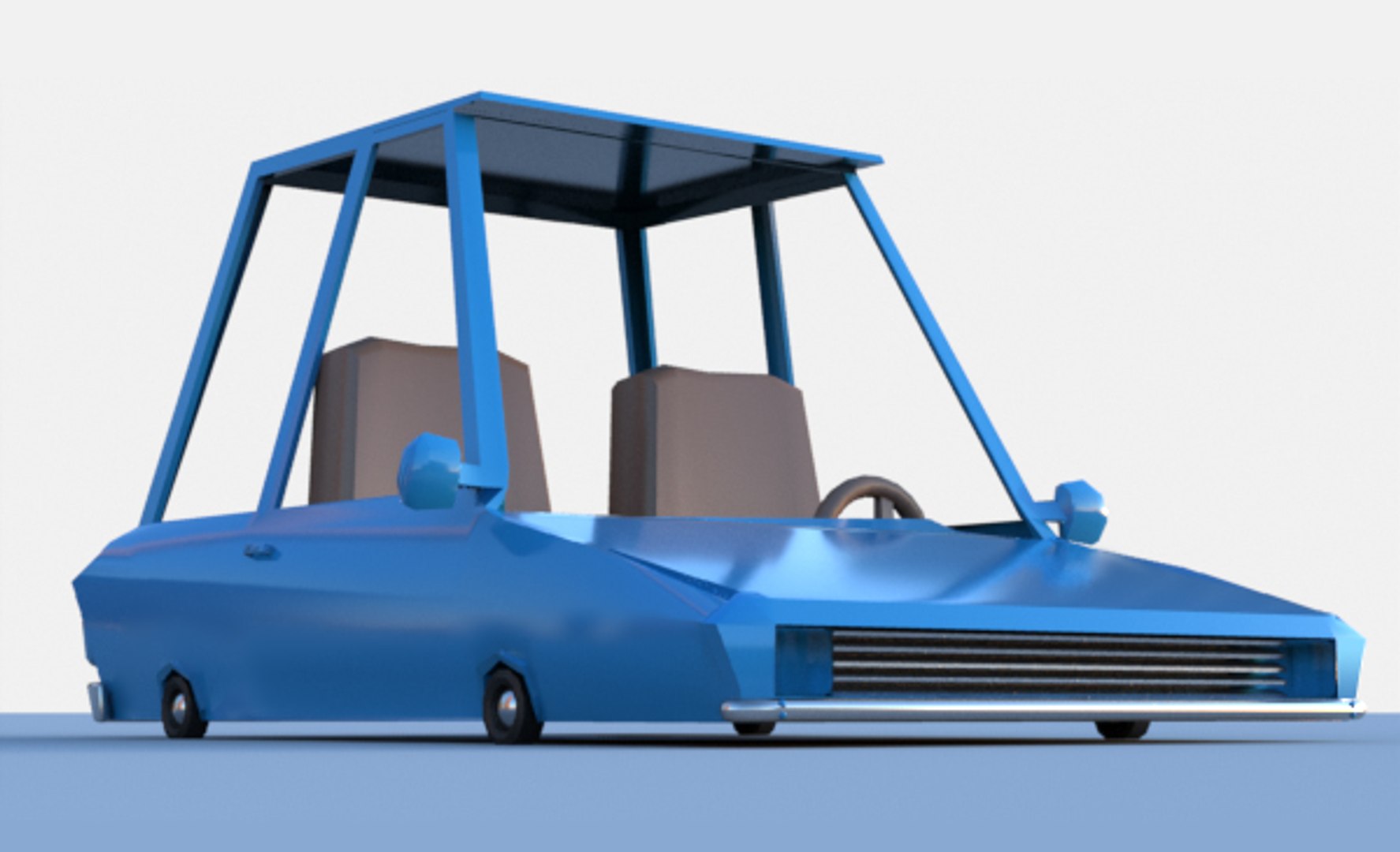 3D Model Cartoon Car - TurboSquid 1369745