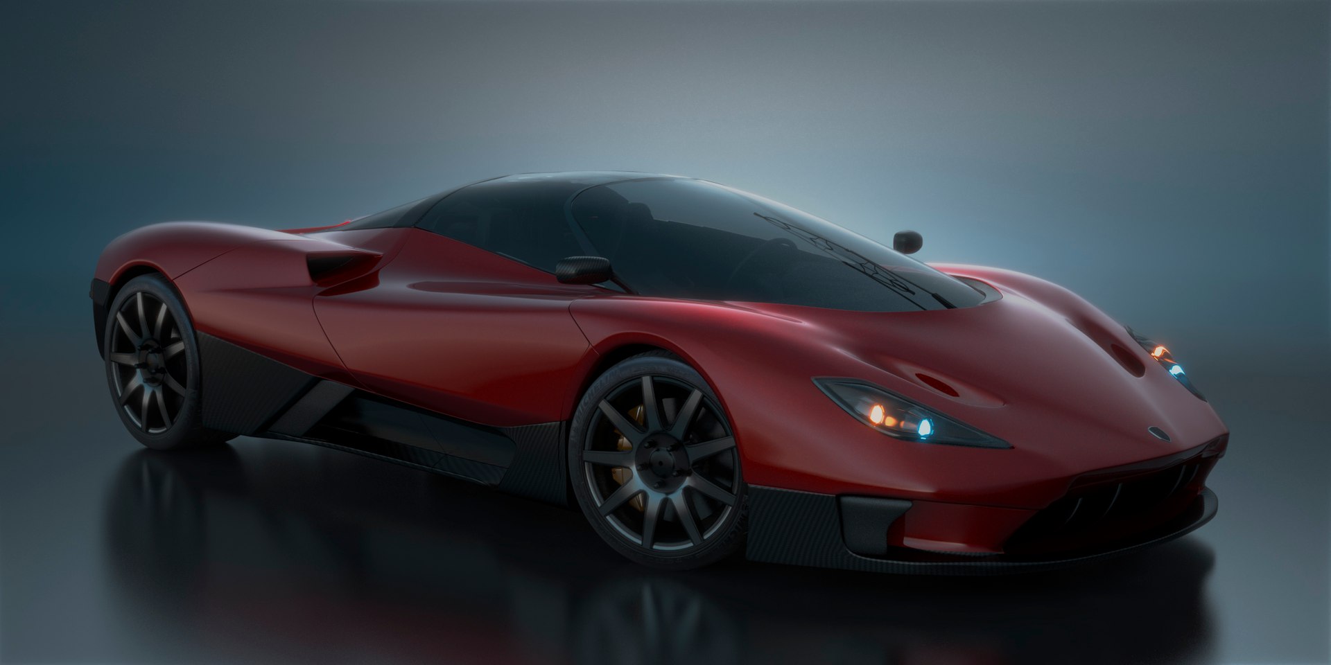 3D Fictional Sports Car Model - TurboSquid 1226928