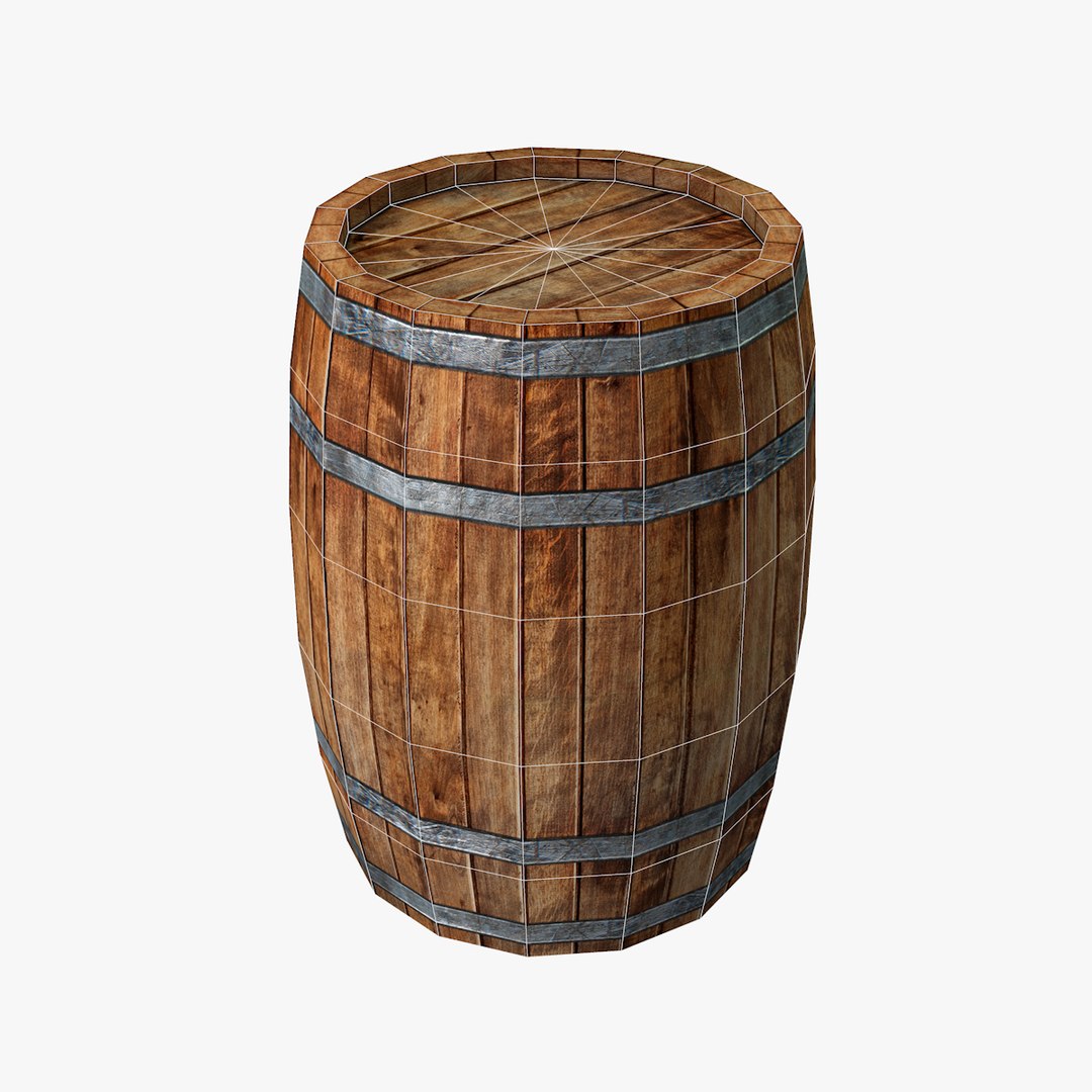 3D Realistic Barrel Model - TurboSquid 1213425