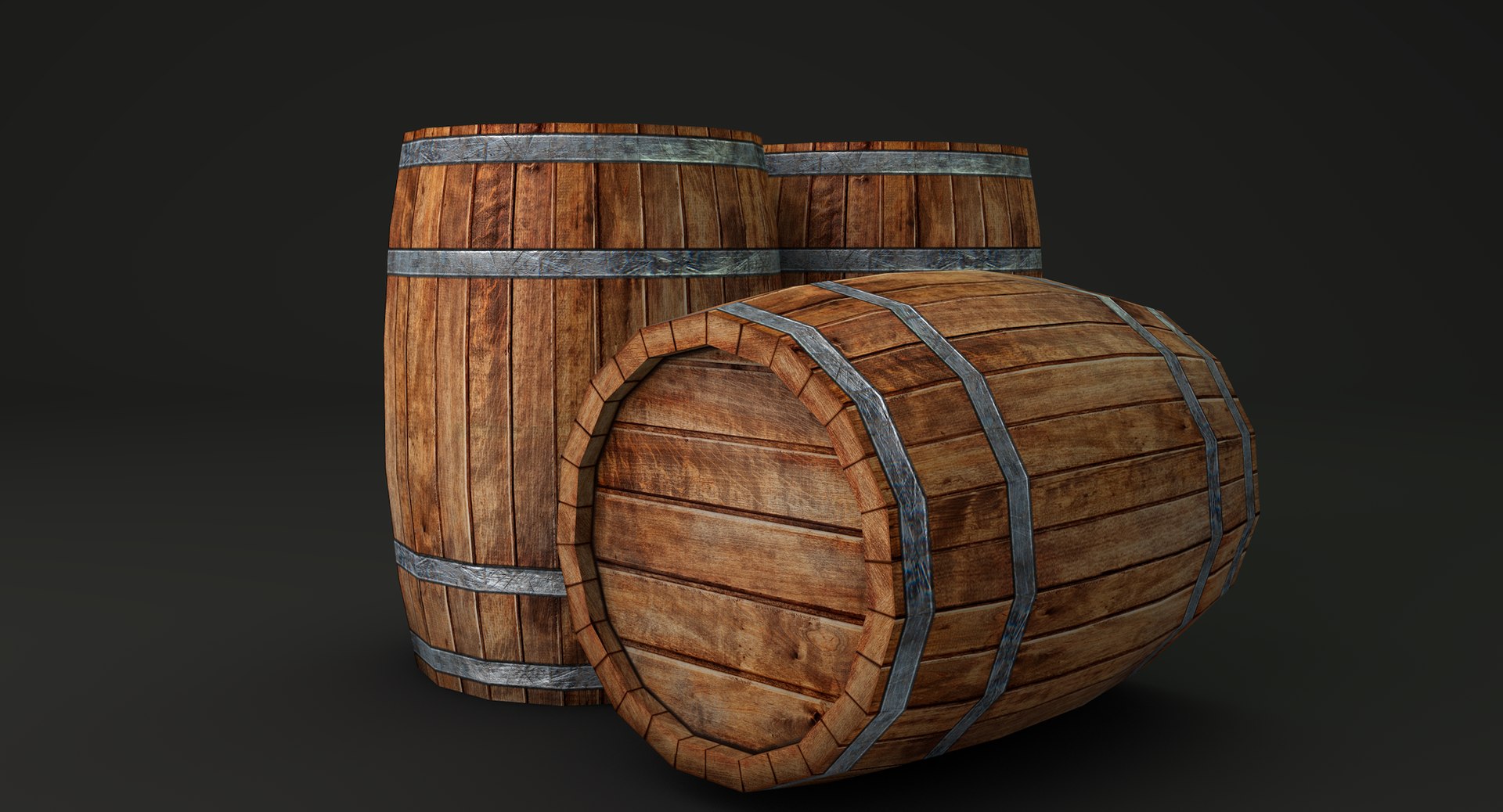 3D Realistic Barrel Model - TurboSquid 1213425