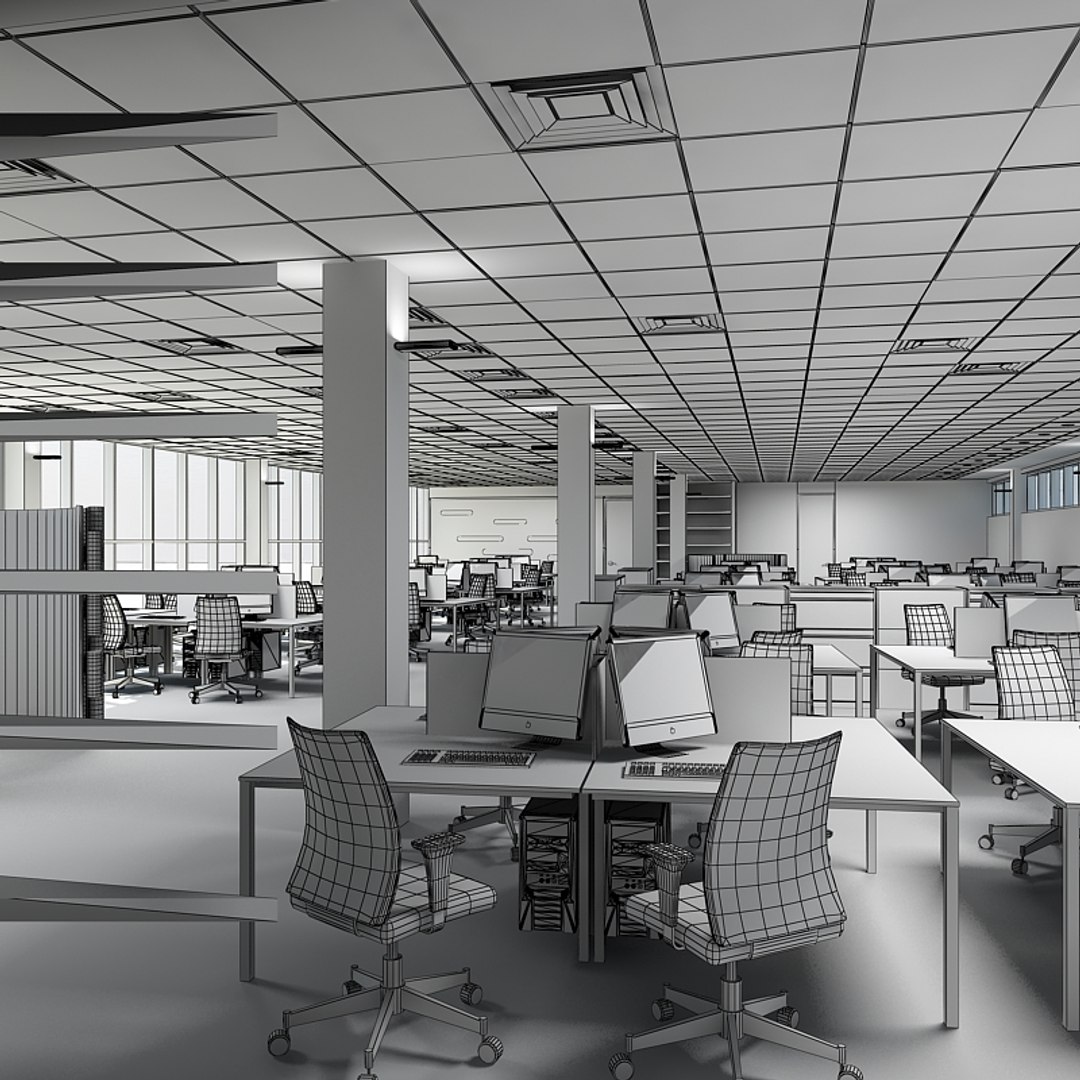 Office Interior 3d Model
