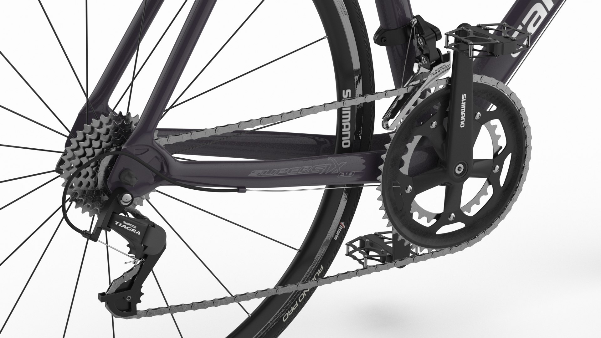 3D Model Cannondale Road Bicycle Rigged - TurboSquid 2371401