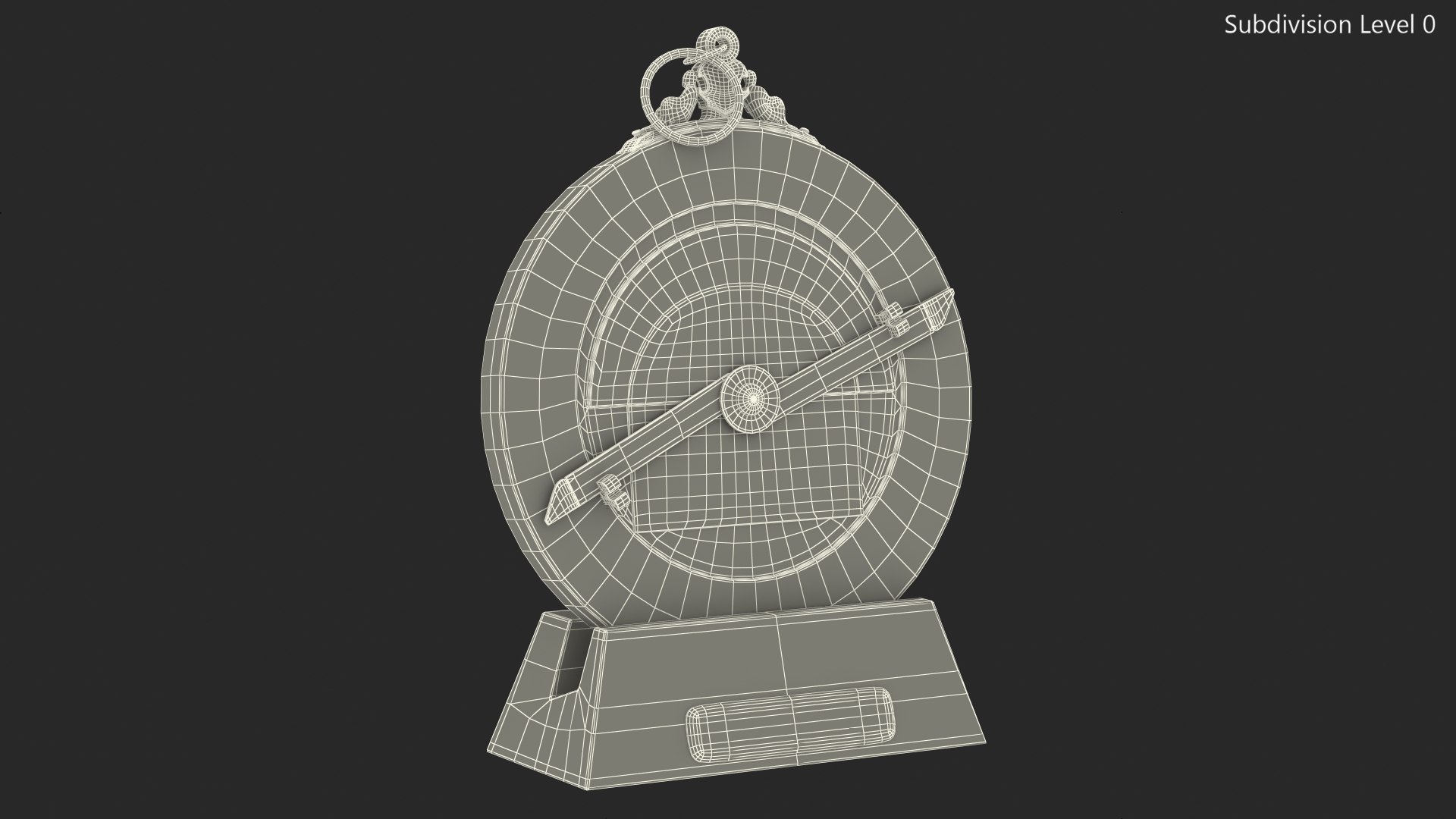 3D Astrolabe with Wooden Stand - TurboSquid 1905958