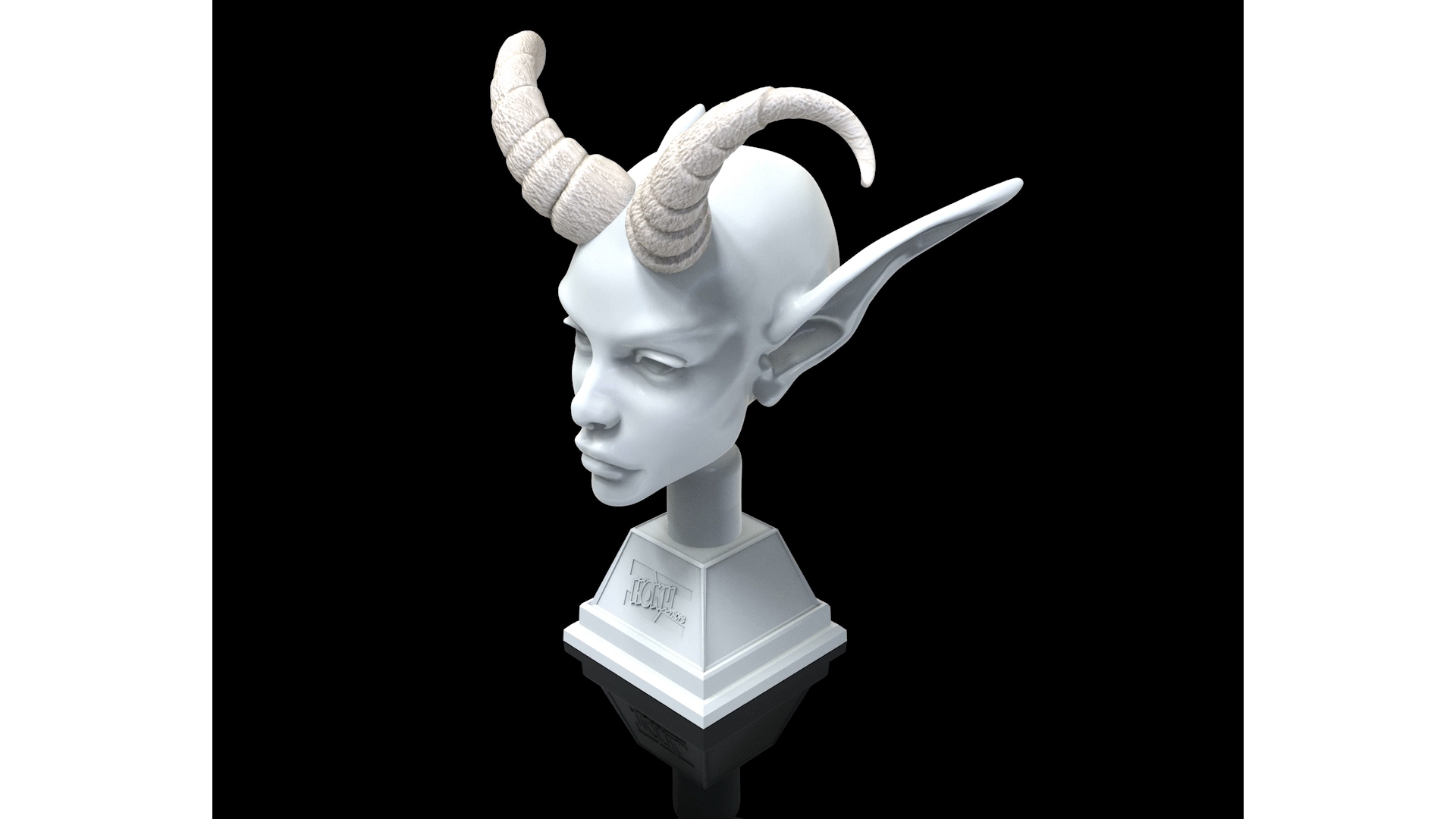 Horn Style 10 - Print File For Costume And Cosplay Accessories 3D ...