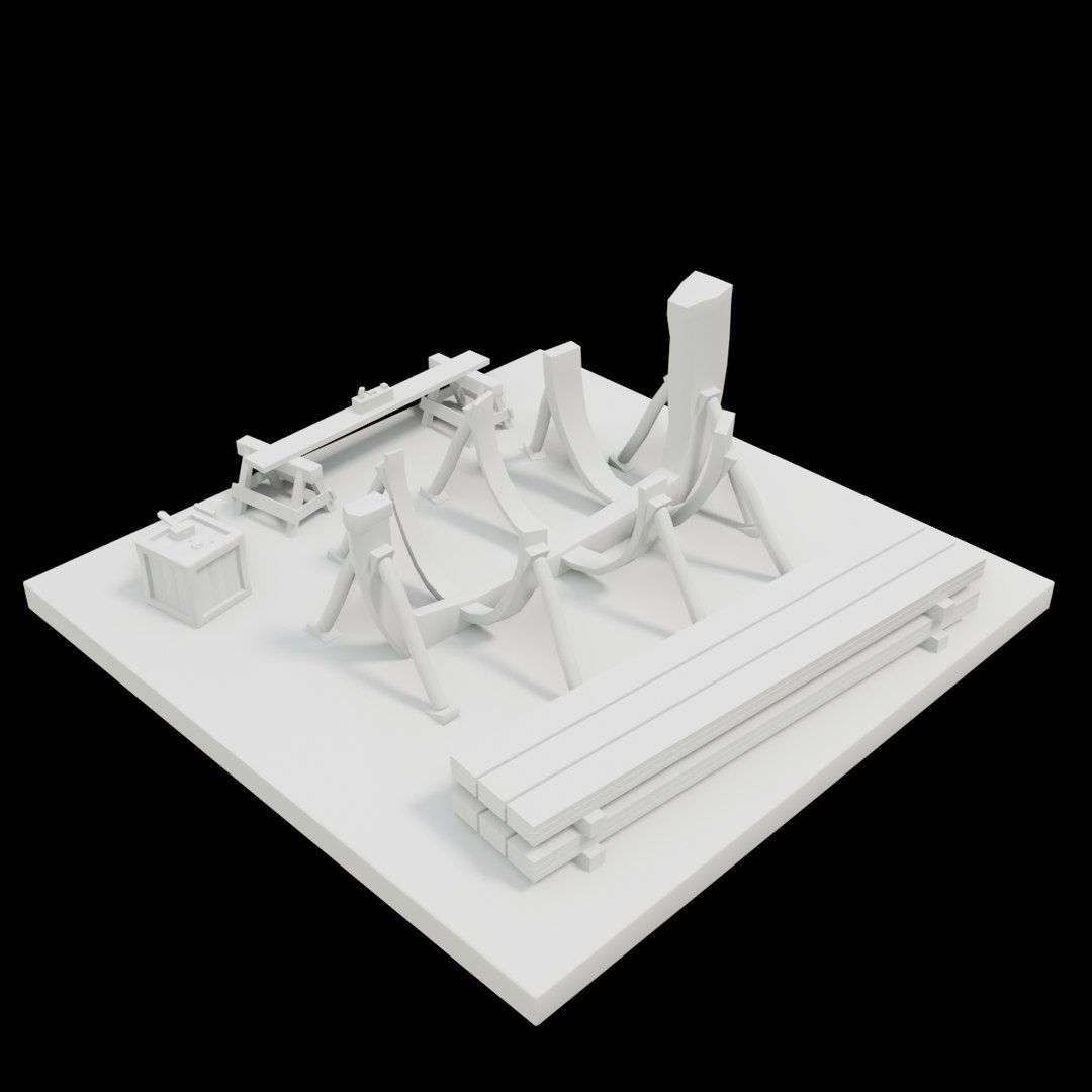 Toon Shipyard 3D Model - TurboSquid 1506103