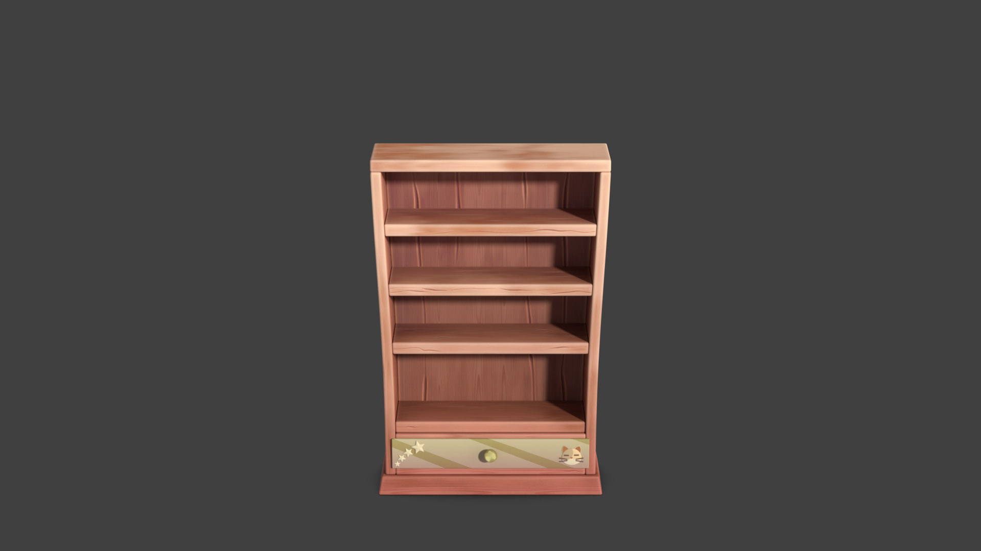 Stylized Bookshelf - Cartoon Bookshelf - Pack 3D model - TurboSquid 1910361