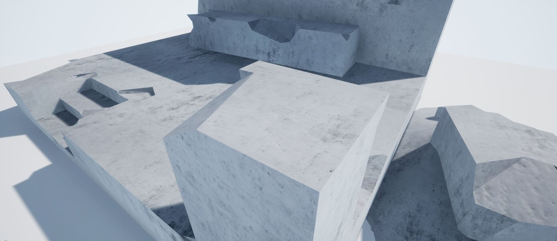 Free 3D Model Destroyed Buildings Low-poly Pbr - TurboSquid 1384796