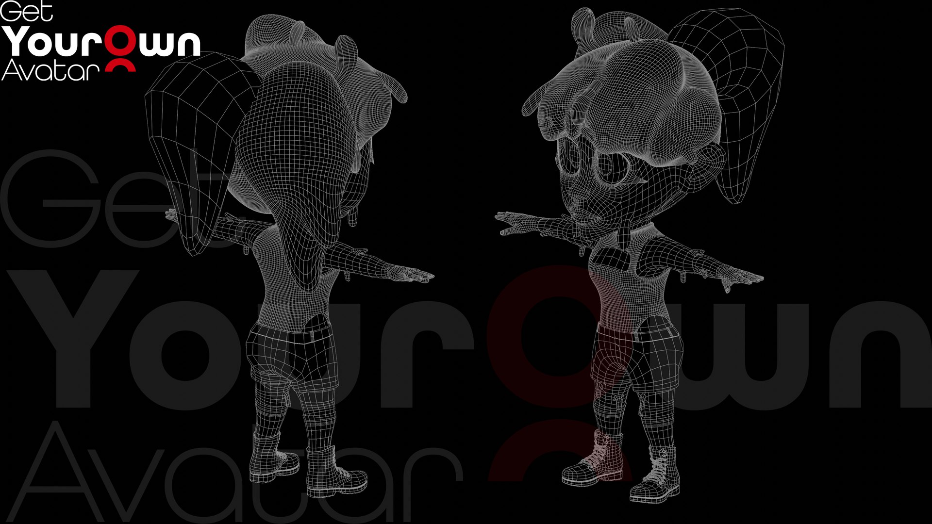 Chibi Roxy Customizable 3D Avatar For Animation Games VRChat 3D Model ...