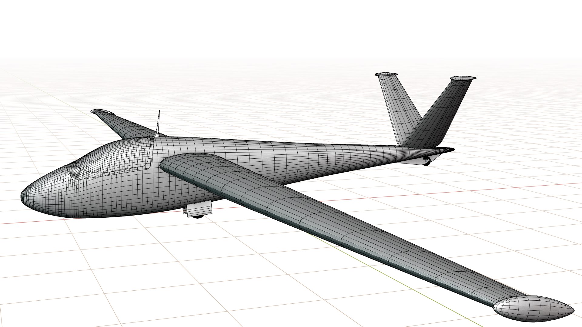 Glider Antonov A-15 Simple Model - TurboSquid 1846716