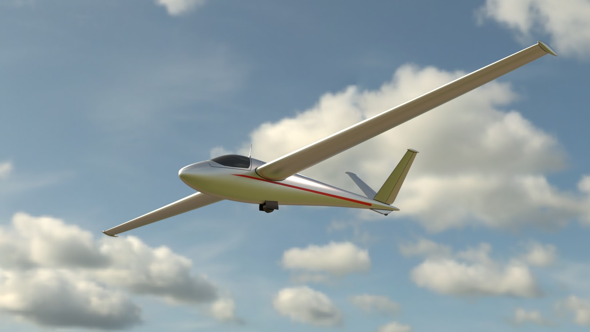 Glider Antonov A-15 Simple Model - TurboSquid 1846716
