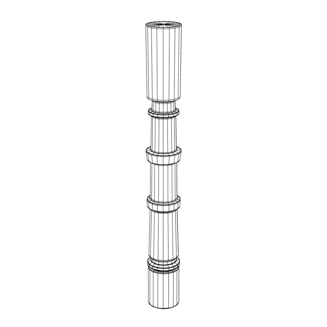 Ornamental Pillar 3D - TurboSquid 1208737