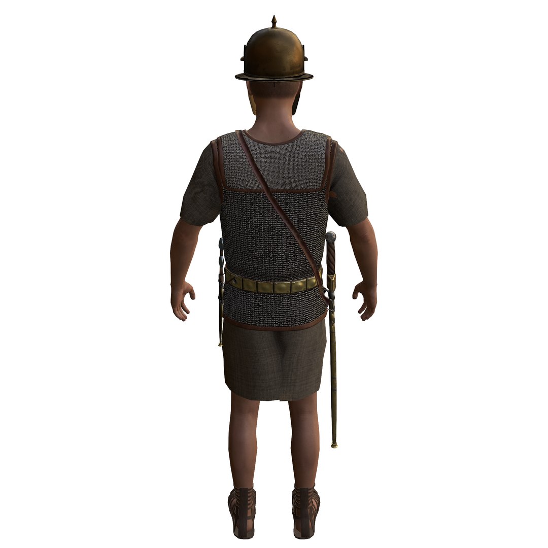 3D Model Roman Republican Legionary - TurboSquid 2049305