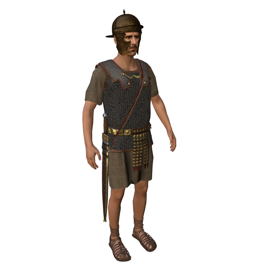 3D Model Roman Republican Legionary - TurboSquid 2049305