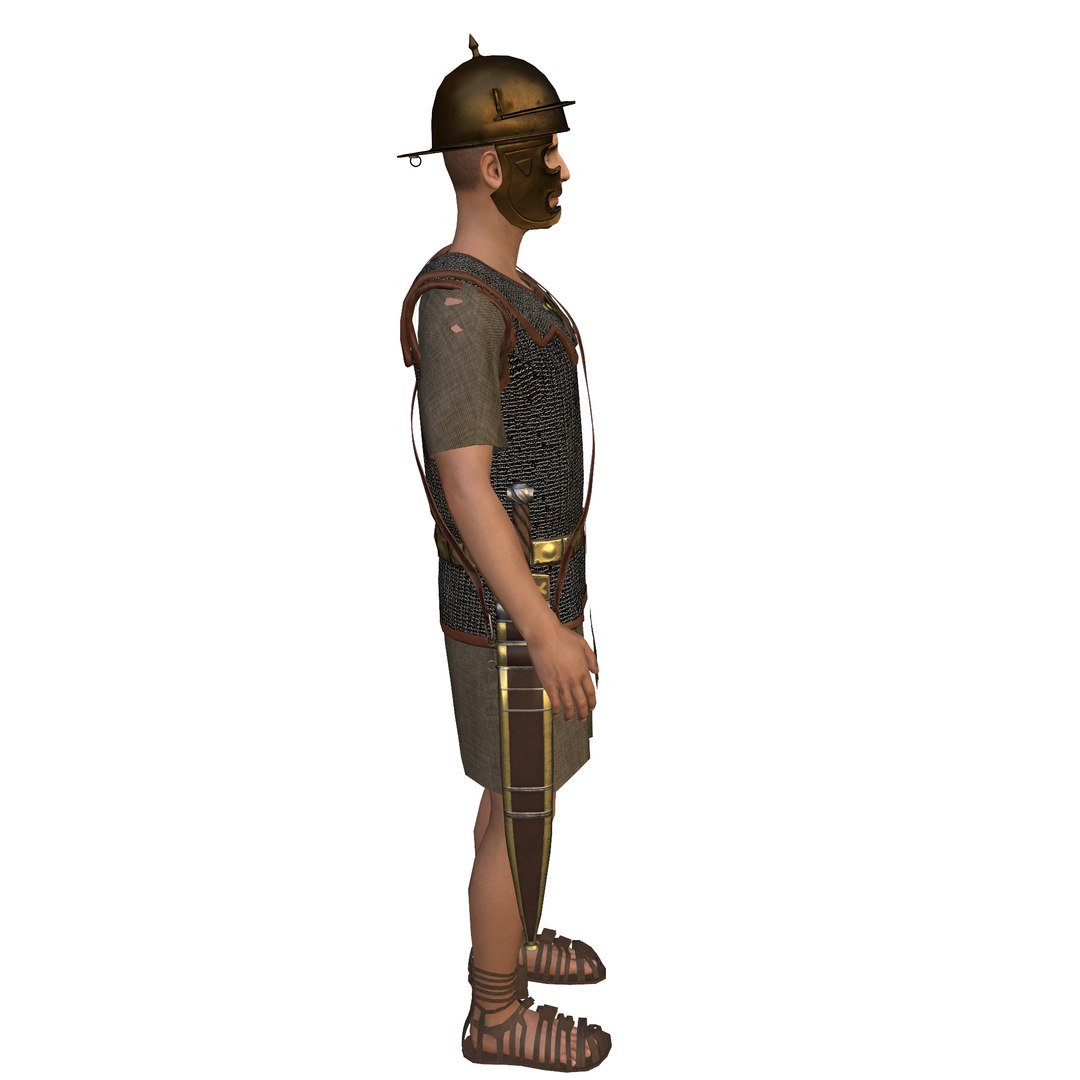 3D Model Roman Republican Legionary - TurboSquid 2049305