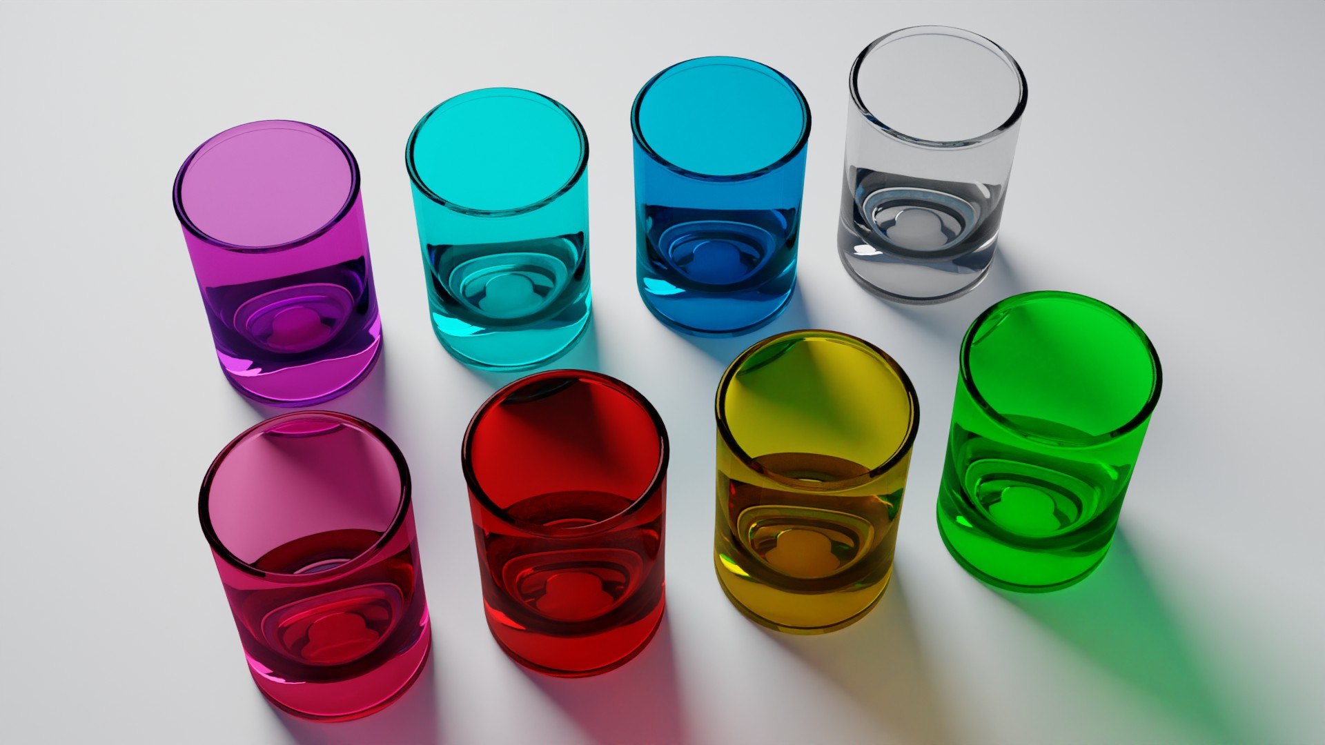 Glass III Shot 3D Model - TurboSquid 1793787
