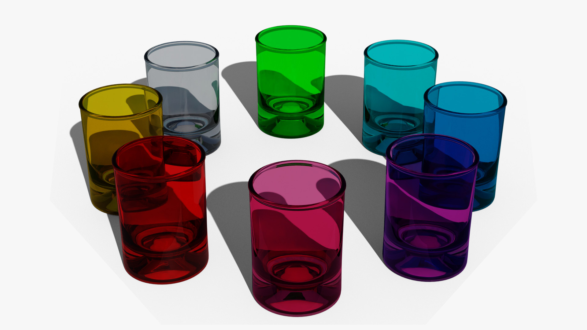 Glass III Shot 3D Model - TurboSquid 1793787