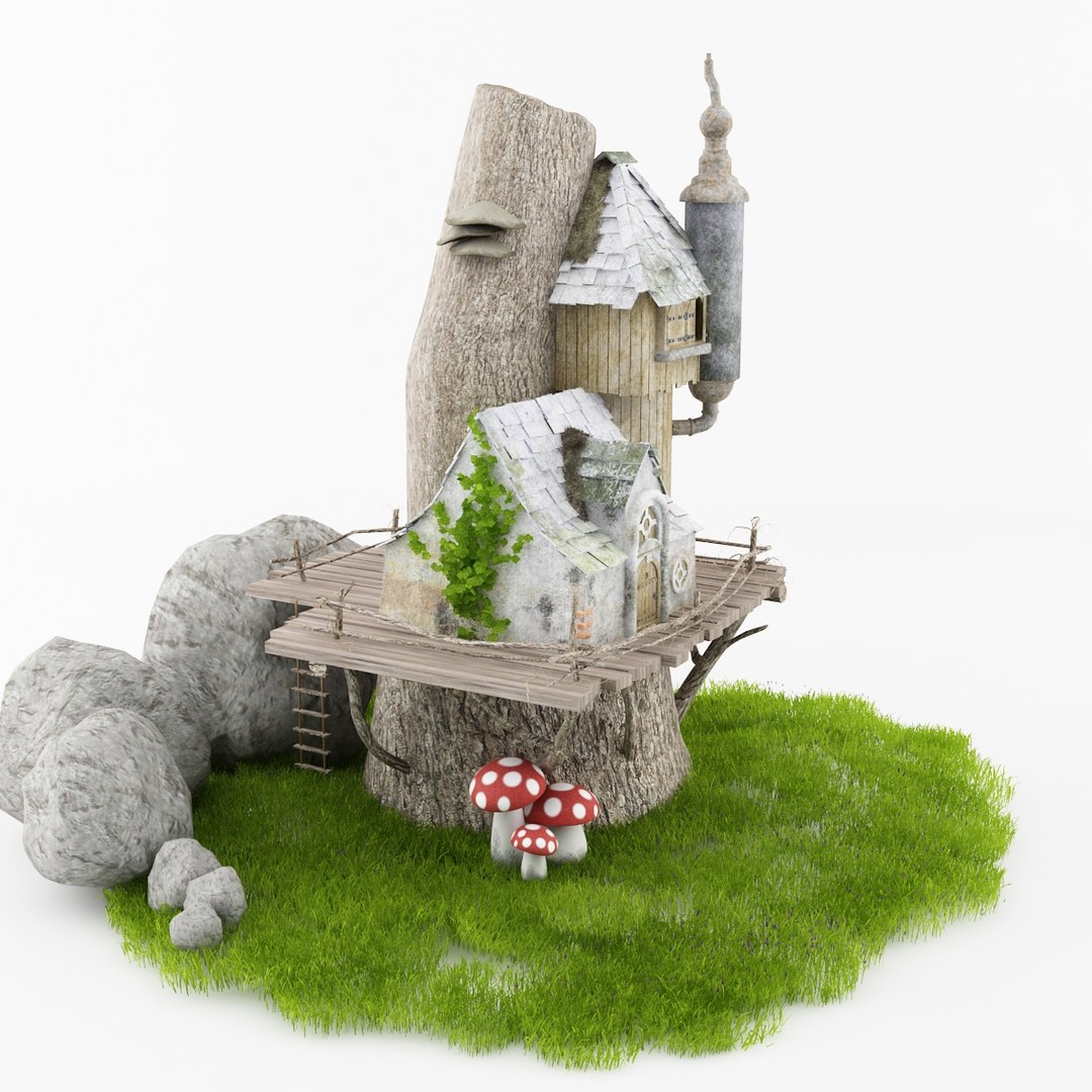 3d fantasy home