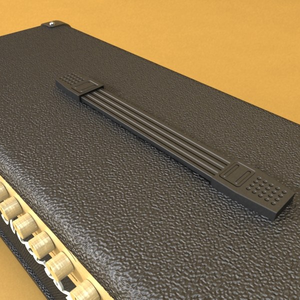 3d model of marshall amplifier