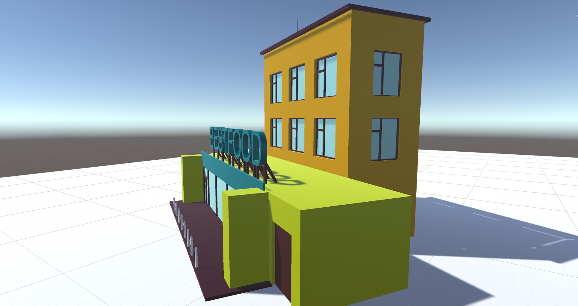 Obj Cartoonbuildings Cartoon