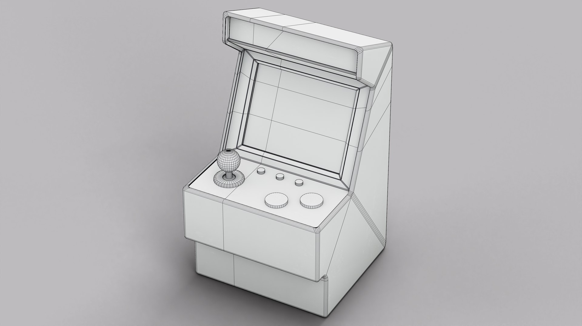 Arcade Machine Retro Miniature Console 3D Model 3D - TurboSquid 2067697