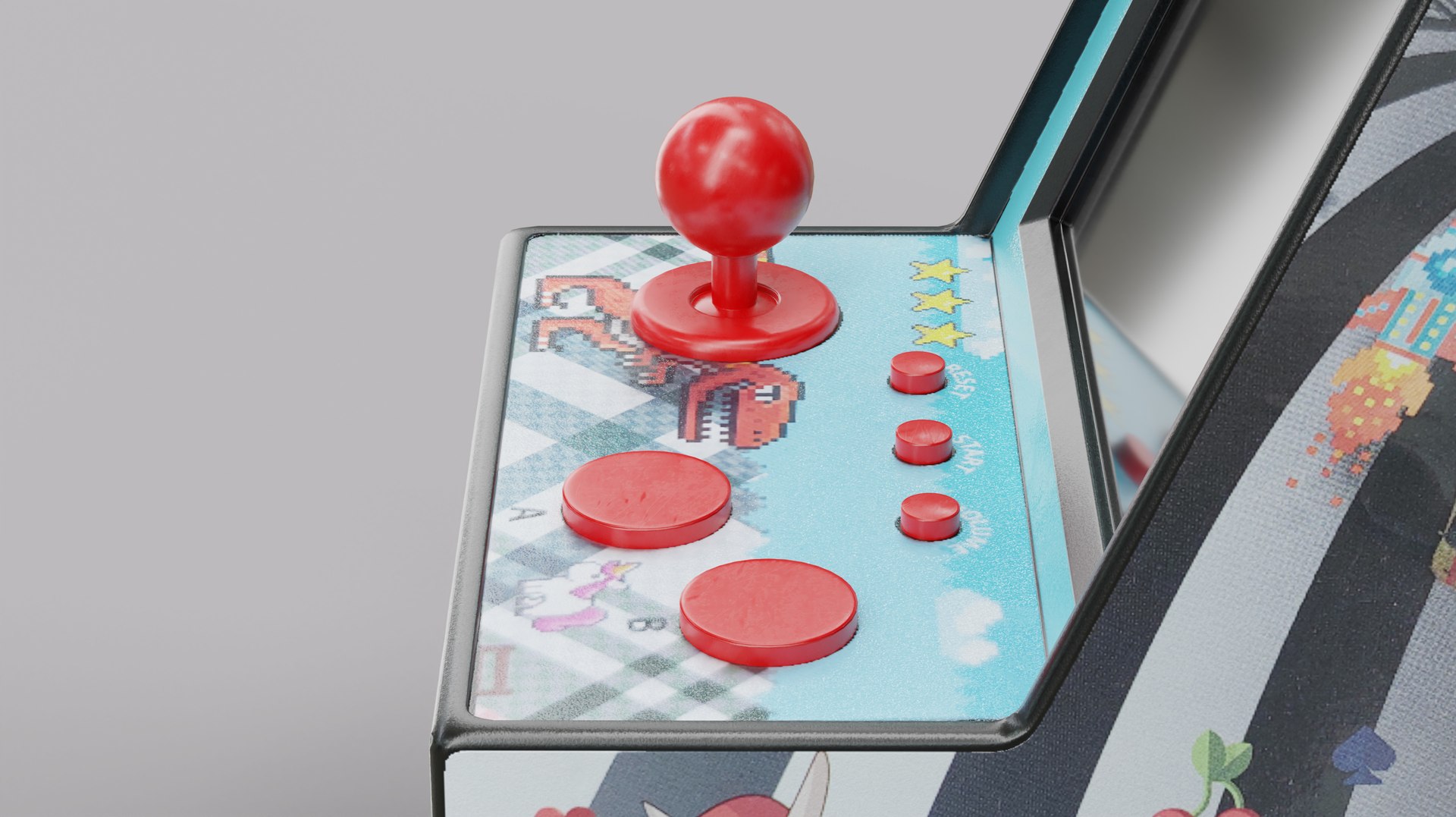 Arcade Machine Retro Miniature Console 3D Model 3D - TurboSquid 2067697