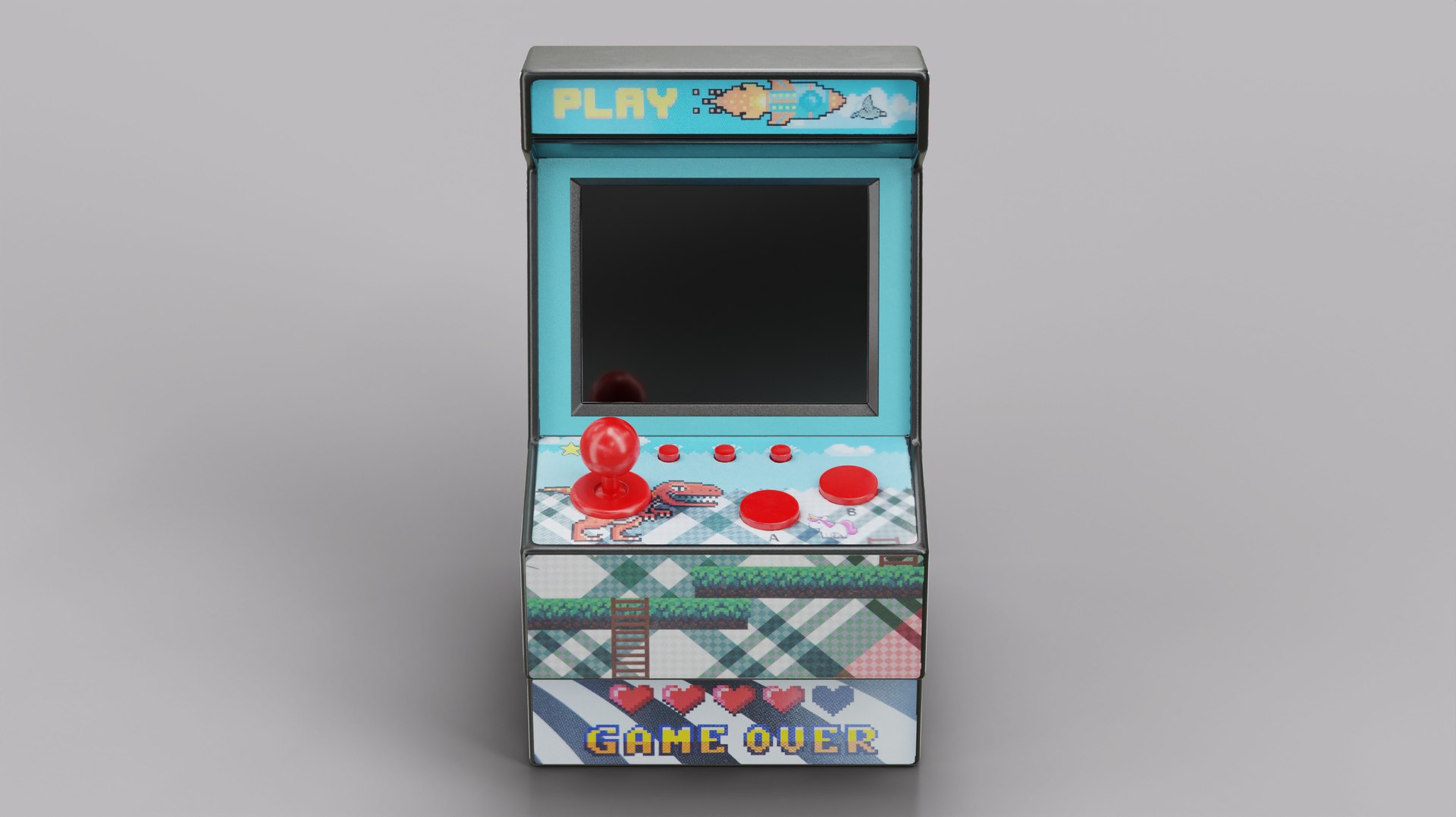 Arcade Machine Retro Miniature Console 3D Model 3D - TurboSquid 2067697