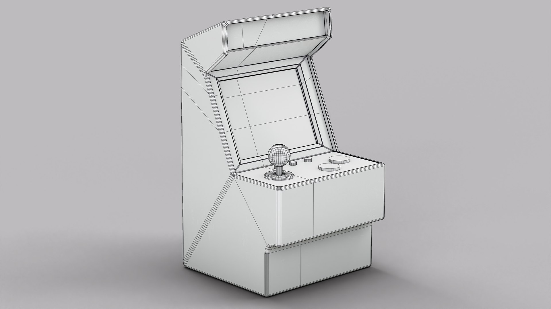 Arcade Machine Retro Miniature Console 3D Model 3D - TurboSquid 2067697